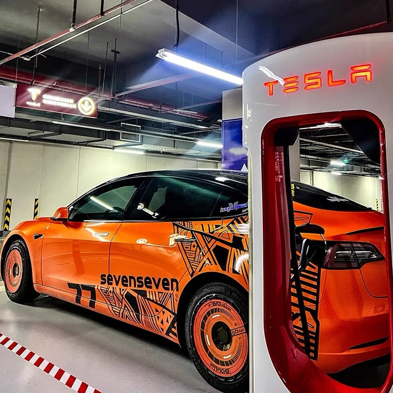 A6 Tesla Aero wheel covers for Model Y 19" 20" or Model 3 18" hubcaps ...